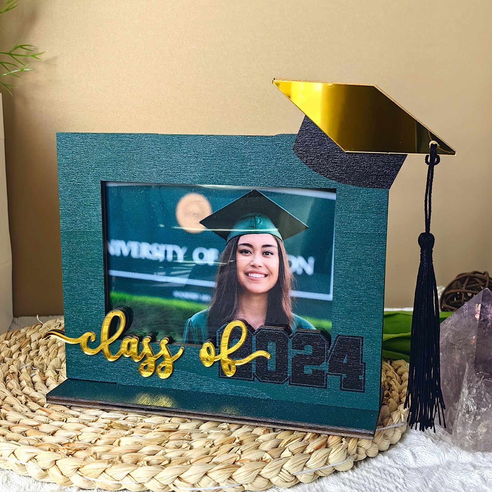 HTHJSCO Desktop Ornament Betm Graduation Gift 2024 Diy Wooden Photo ...