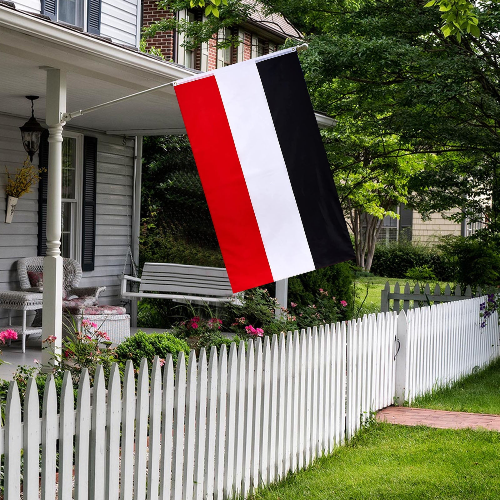 HTHJSCO Flags Banners Decoration Porch Outside Fade Banner Esistant ...