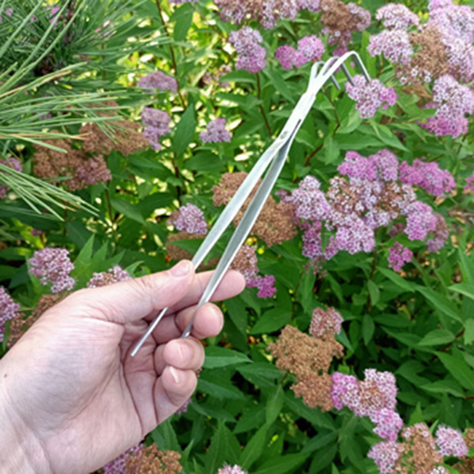 HTHJSCO Garden Trimmer Tool Gardening Stainless Steel Small Rake Root ...