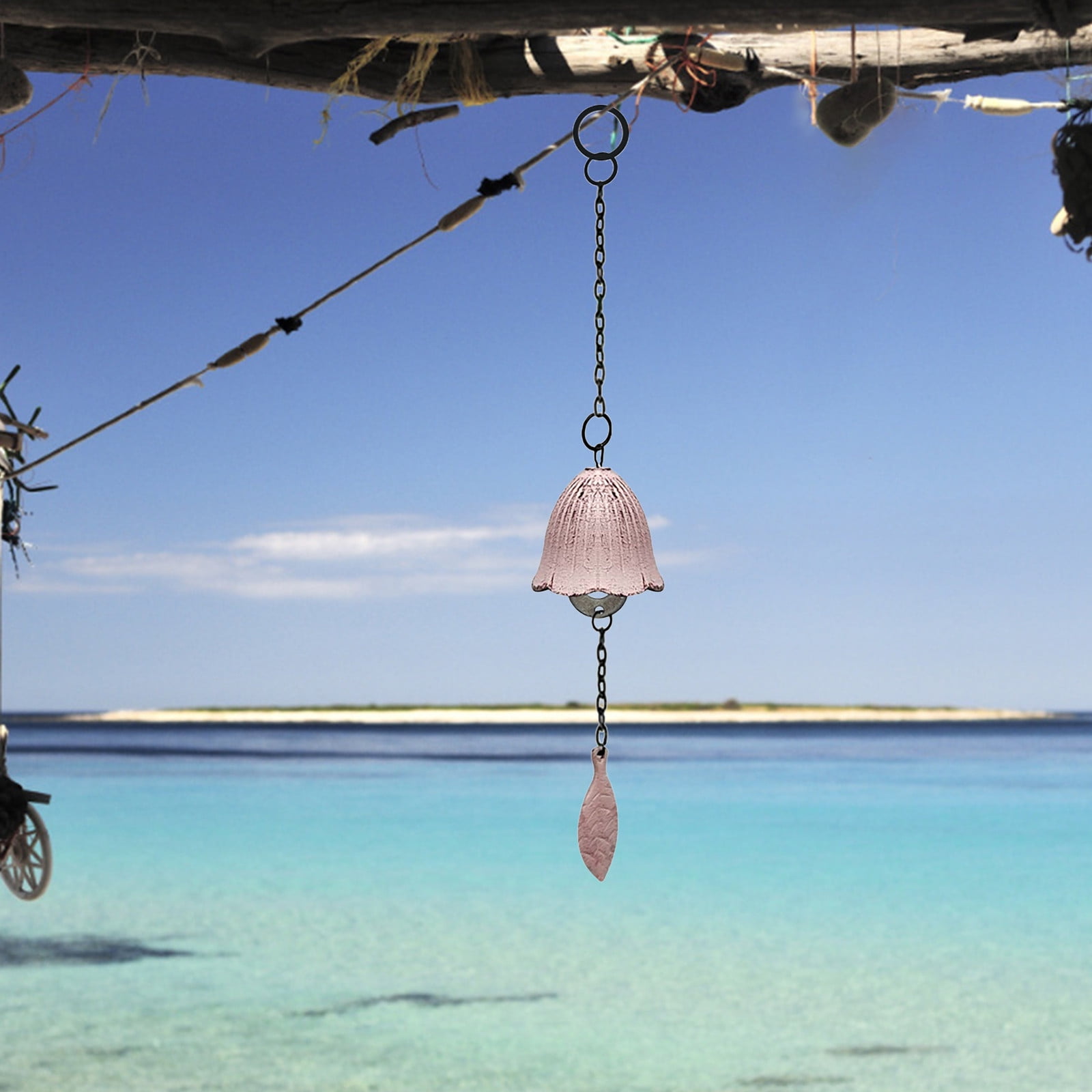 HTHJSCO Retro Casts Iron Garden Good Luck Wind Chimes Home Decoration ...