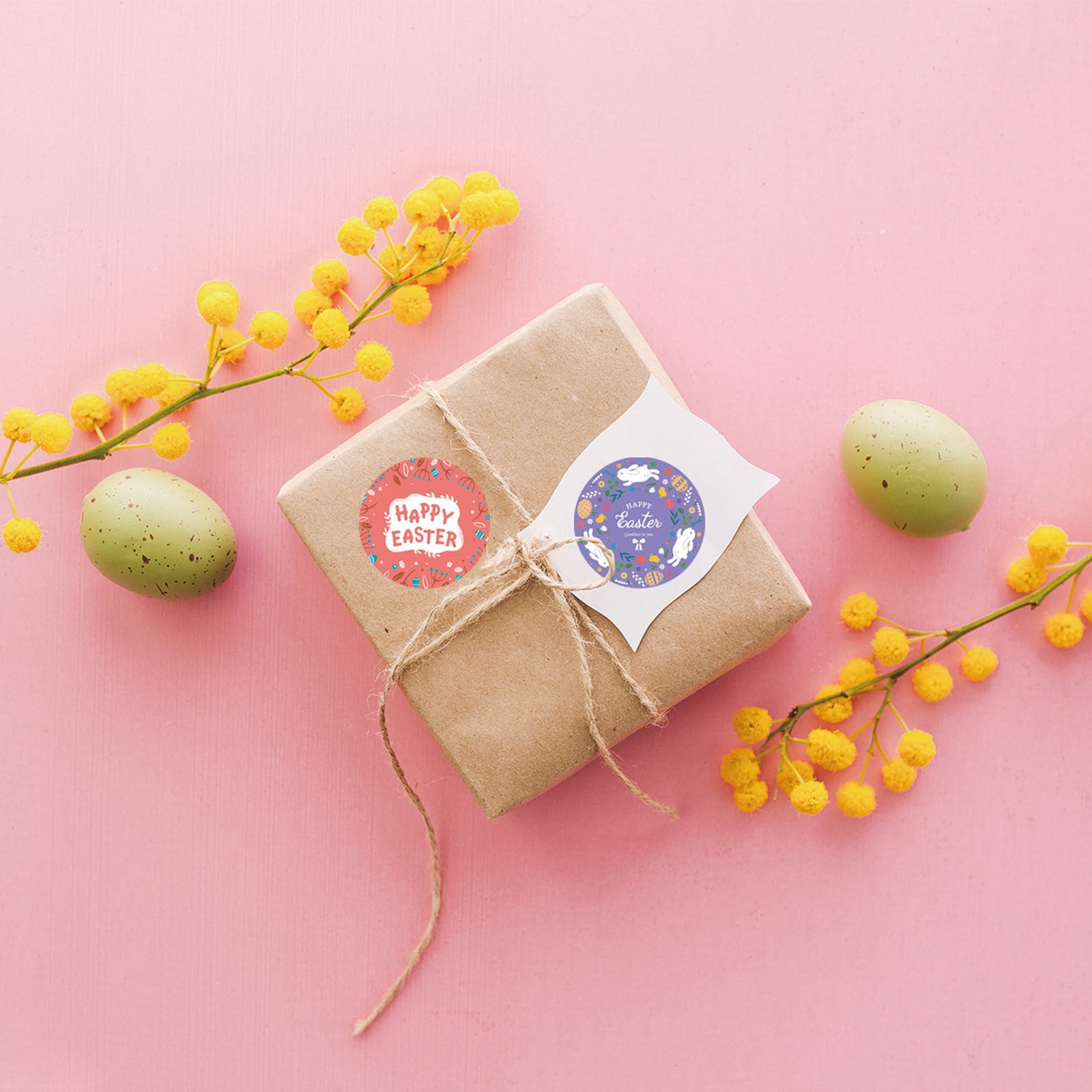 HTHJSCO Stickers 10pcs Easter Stickers for Kids Happy Easter Bunny ...