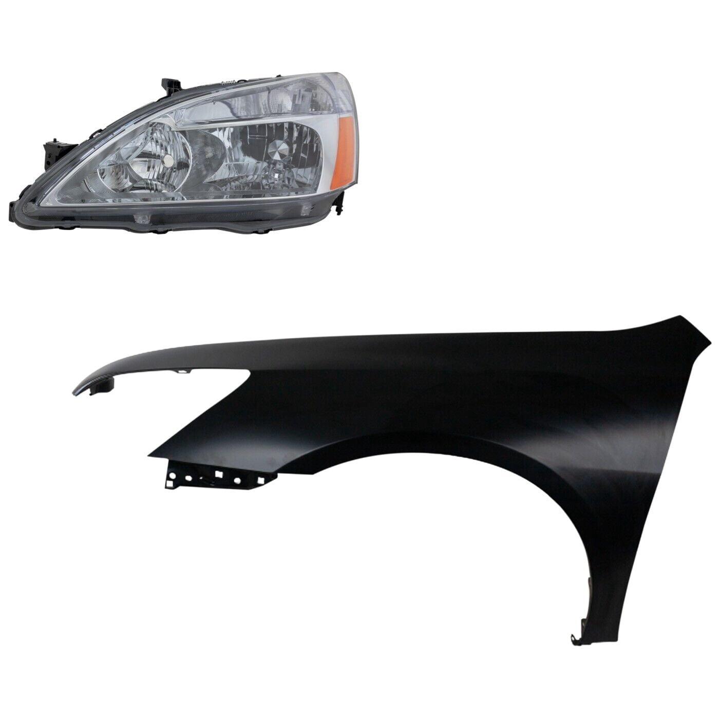 HTHY Fender Kit For 2003-2007 Honda Accord 2-Door Coupe Primed Capa ...