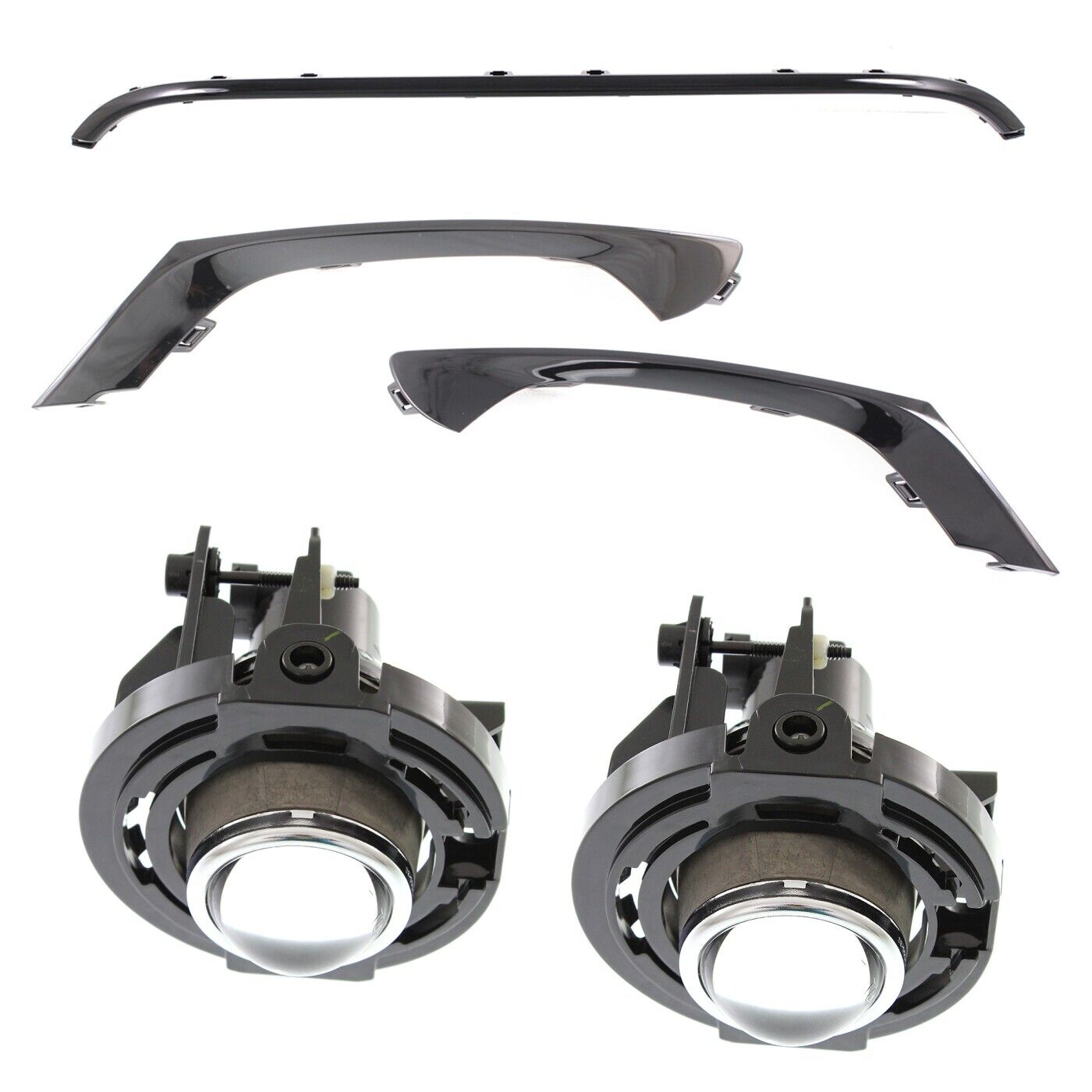 HTHY Fog Light Kit For 2015-2017 Chrysler 200 Lh Rh Halogen Assy Chrome ...