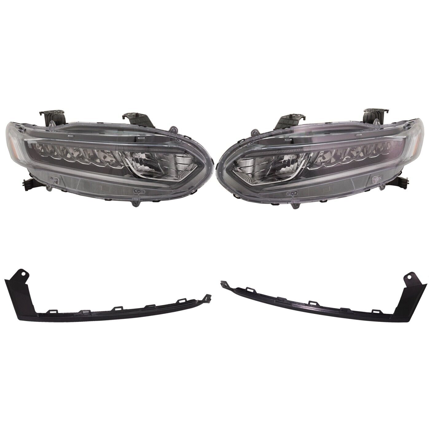 HTHY Headlight Kit For 2018-2021 Honda Accord Left And Right Side ...