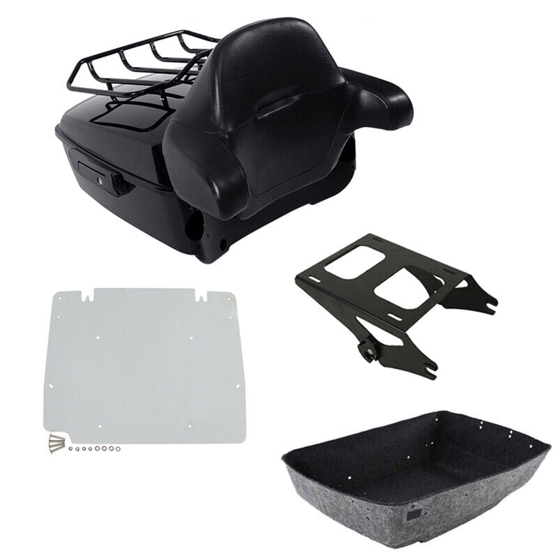 HTHY King Trunk Pad Mount Rack Plate Fit For Harley Tour Pak CVO Street ...