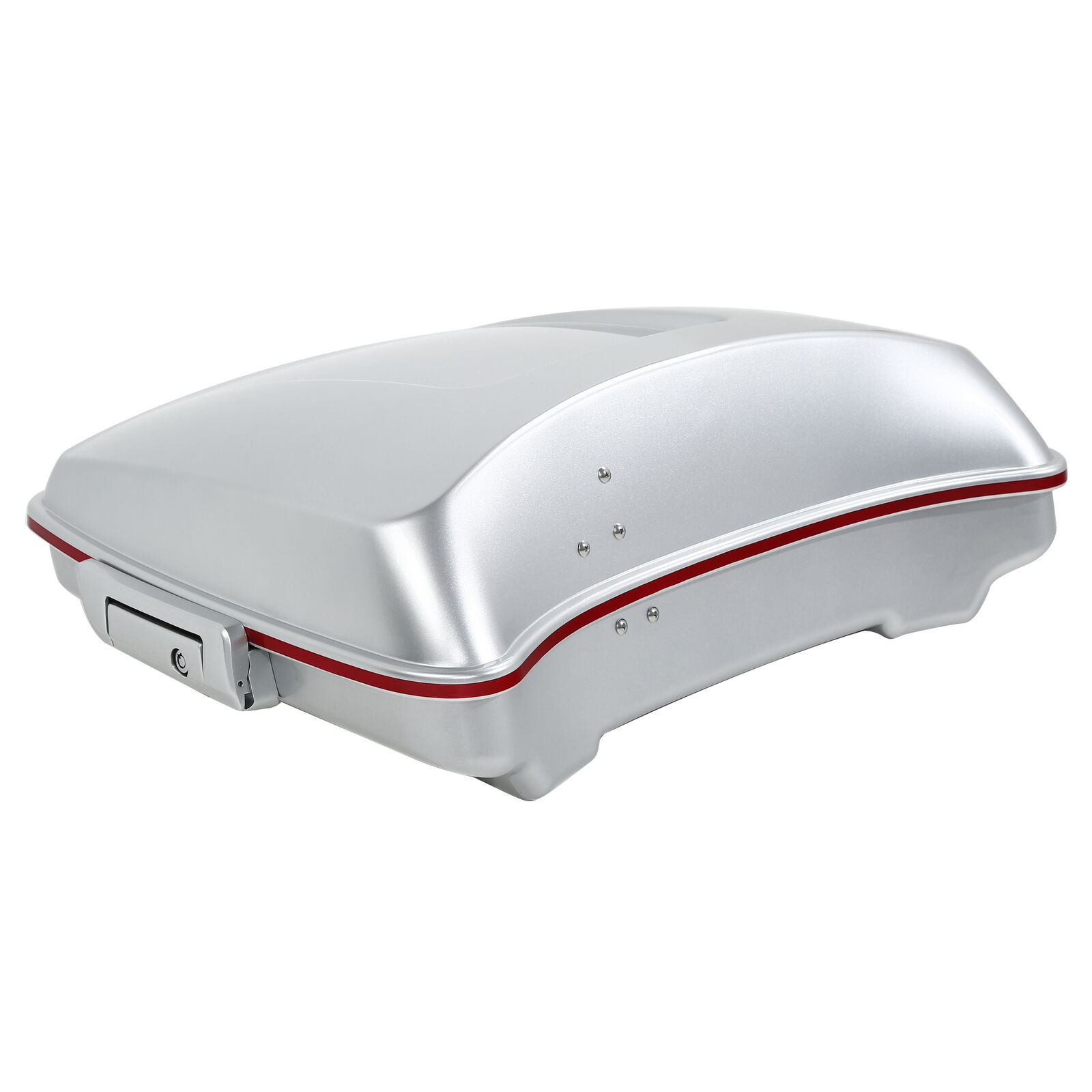 HTHY Razor Pack Trunk Fit For Harley CVO Street Glide Candy Red Silver ...