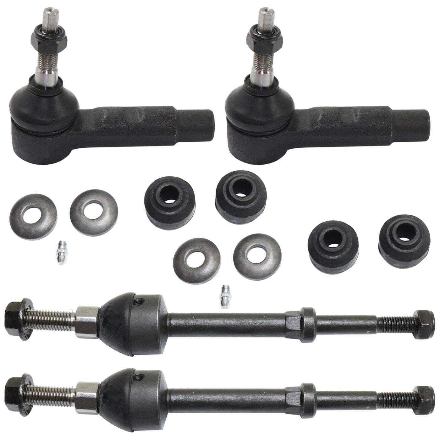 HTHY Tie Rod Ends Front Driver & Passenger Side Outer Exterior Outside ...