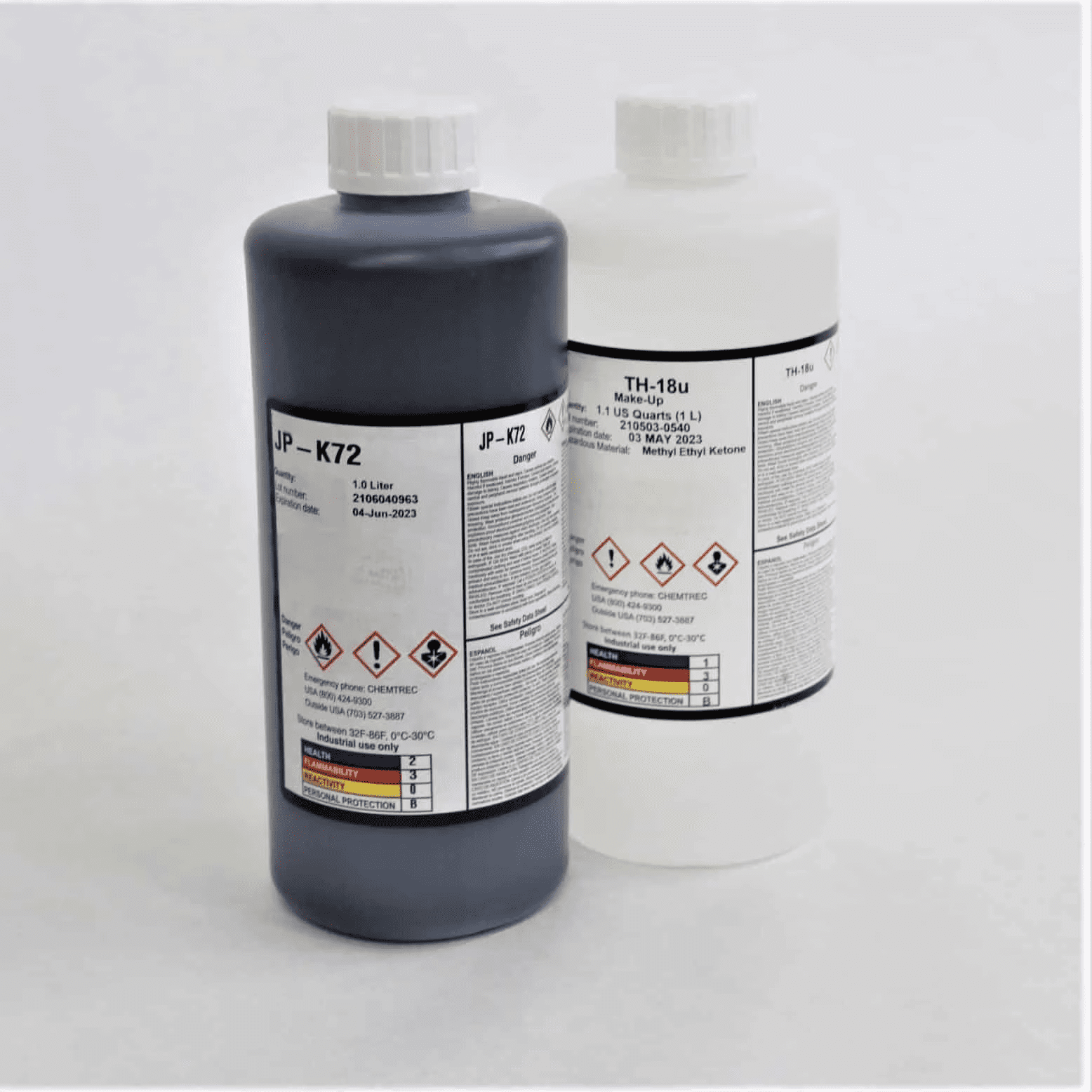 HTI INK JP-K72 Blue MEK General Purpose Ink for Continuous Inkjet ...