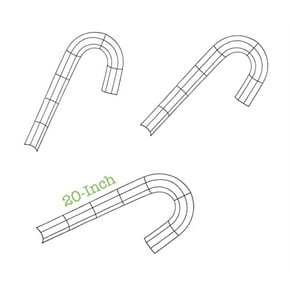 Candy Cane Wreath Frame