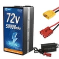 HTLINONY 72V 50Ah LiFePO4 Power Battery DIY,Spray-Alloy Shell ...