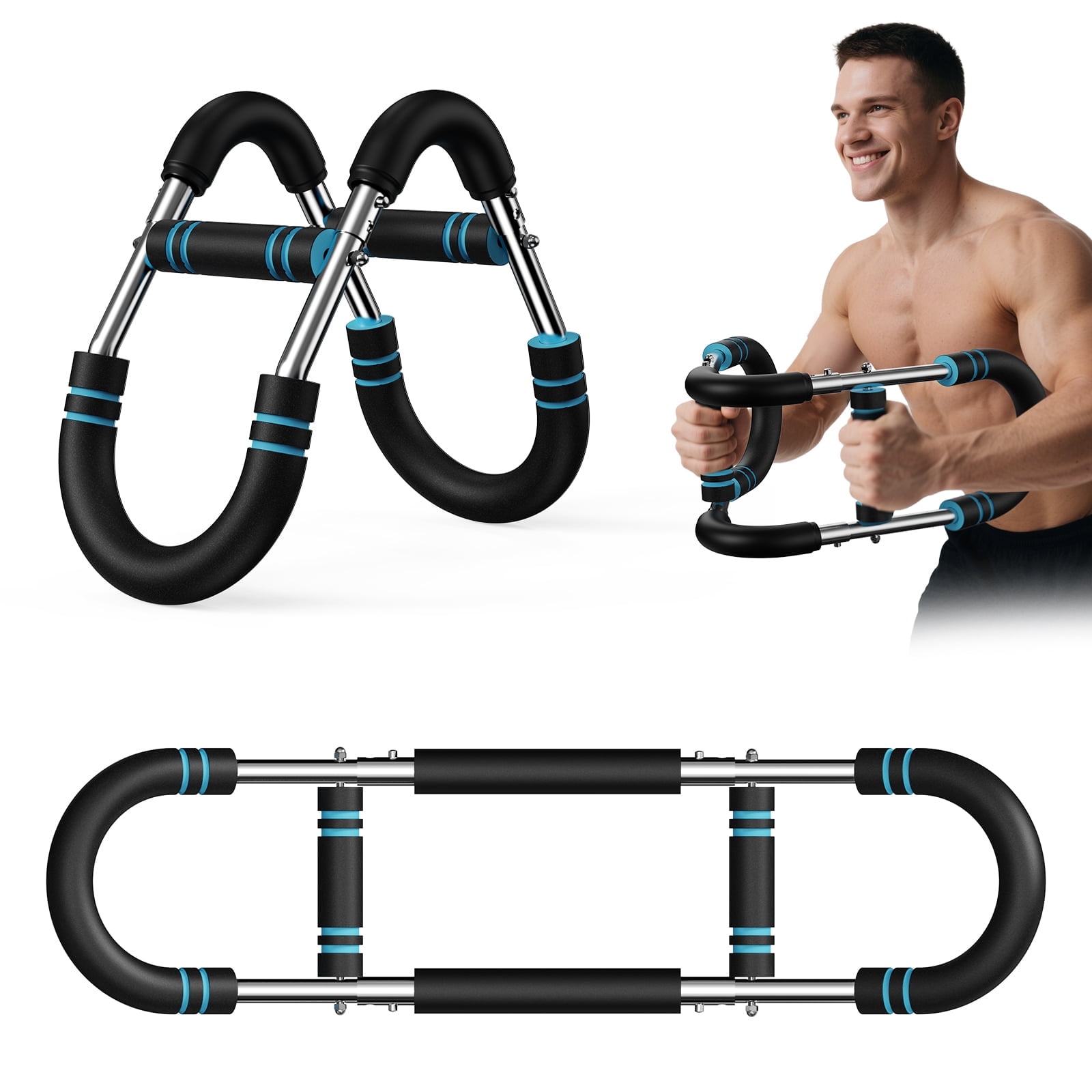 HTM Twister Arm Trainer Adjustable Resistance 60-110LB Chest Workout ...