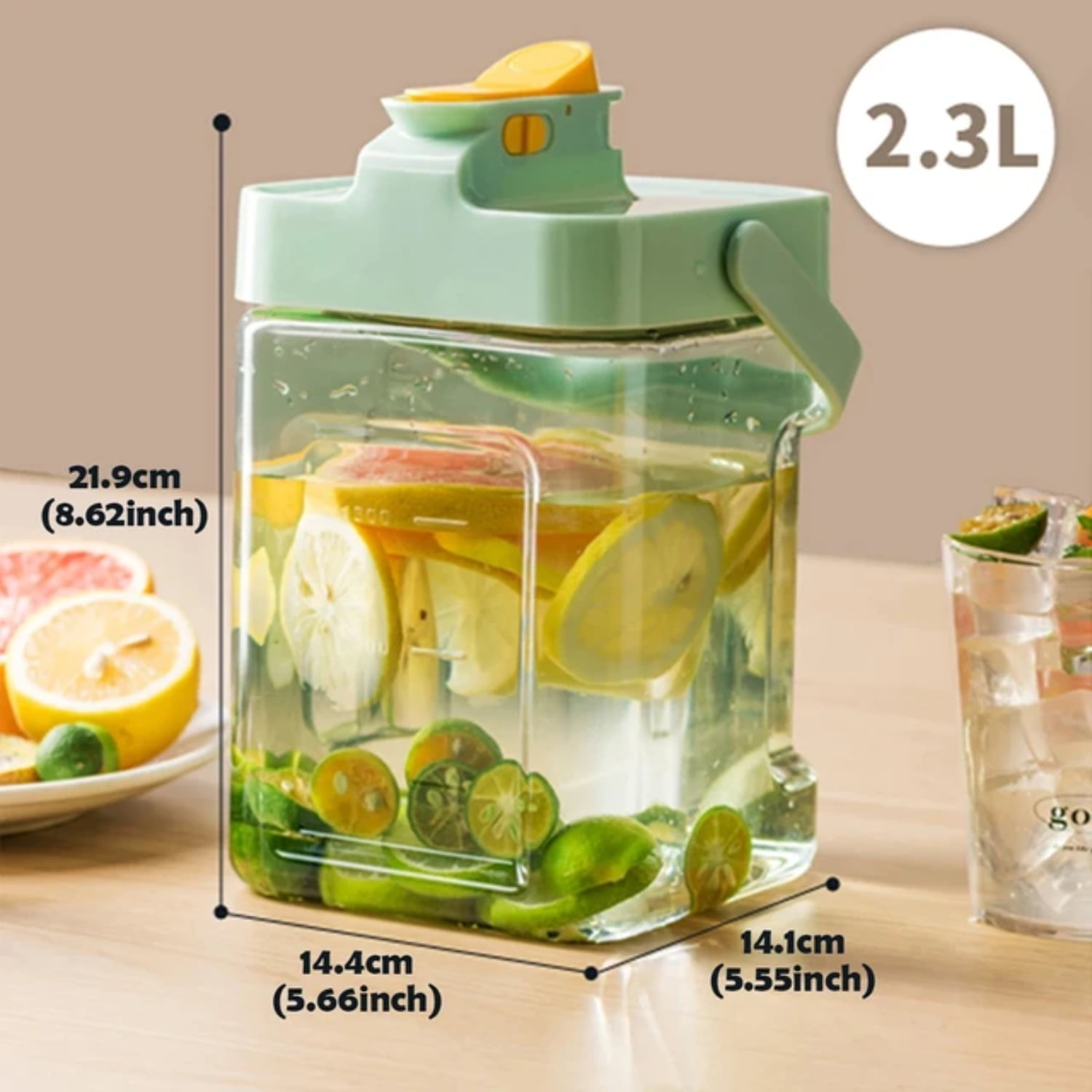 HTPEIXT Extra Large Capacity Cold Water Dispenser with Faucet for ...