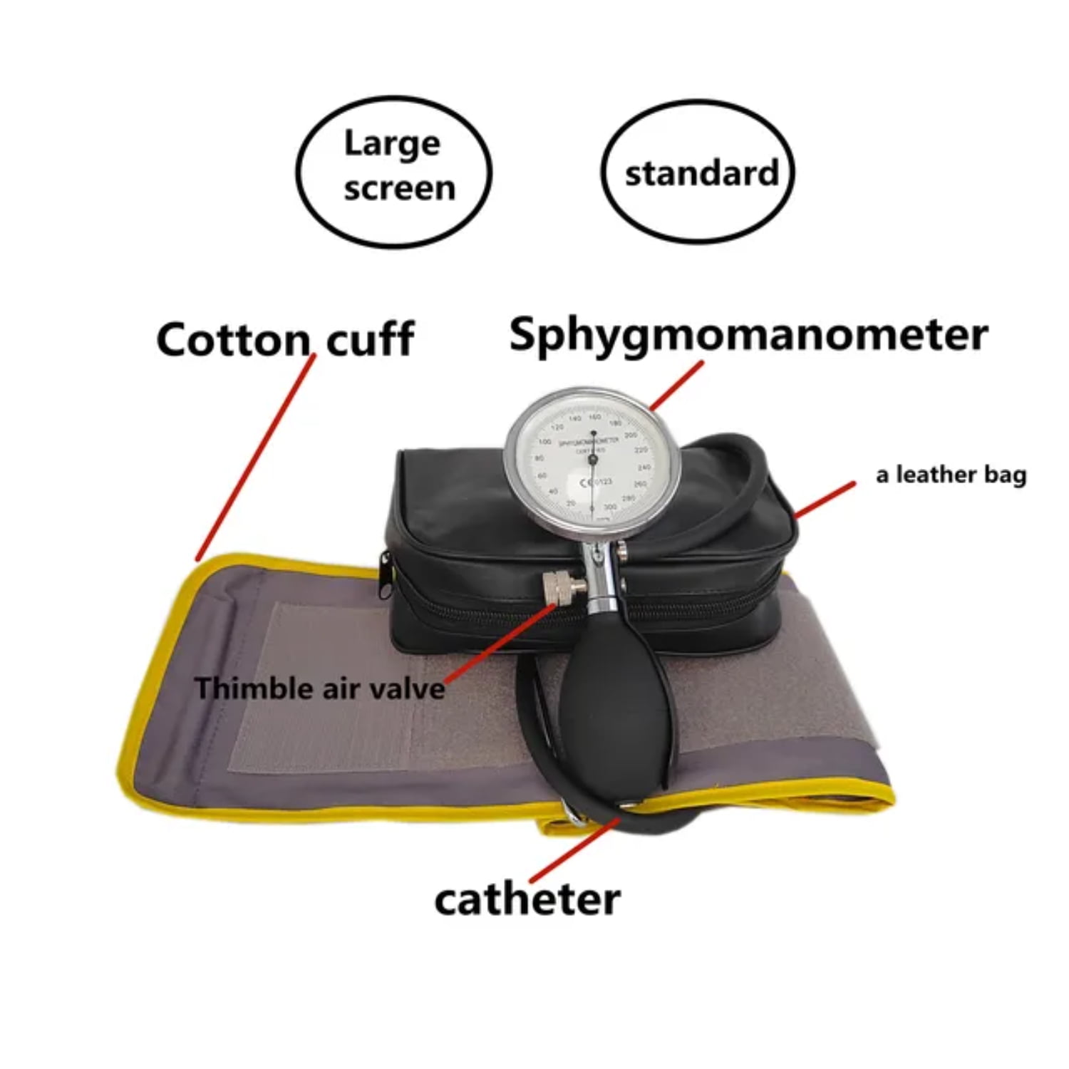 HTPEIXT Quality Assurance Liquid Free Handheld Blood Pressure Monitors ...