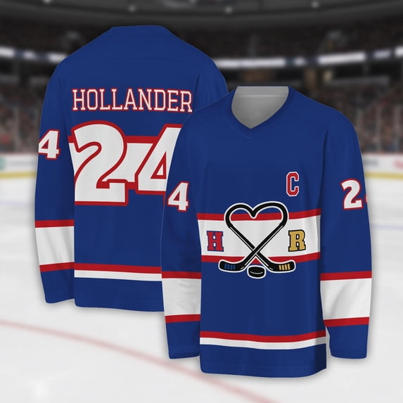HTQWLP Heated Rivalry Hockey Jersey, Hollander #24 Heated Rivalry ...