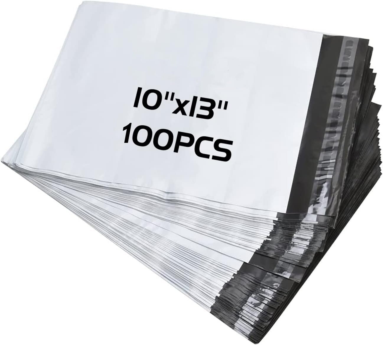 HTSQYL Poly Mailers 10x13 Inch 100 Pcs Tear-Resistant Shipping Bags For ...