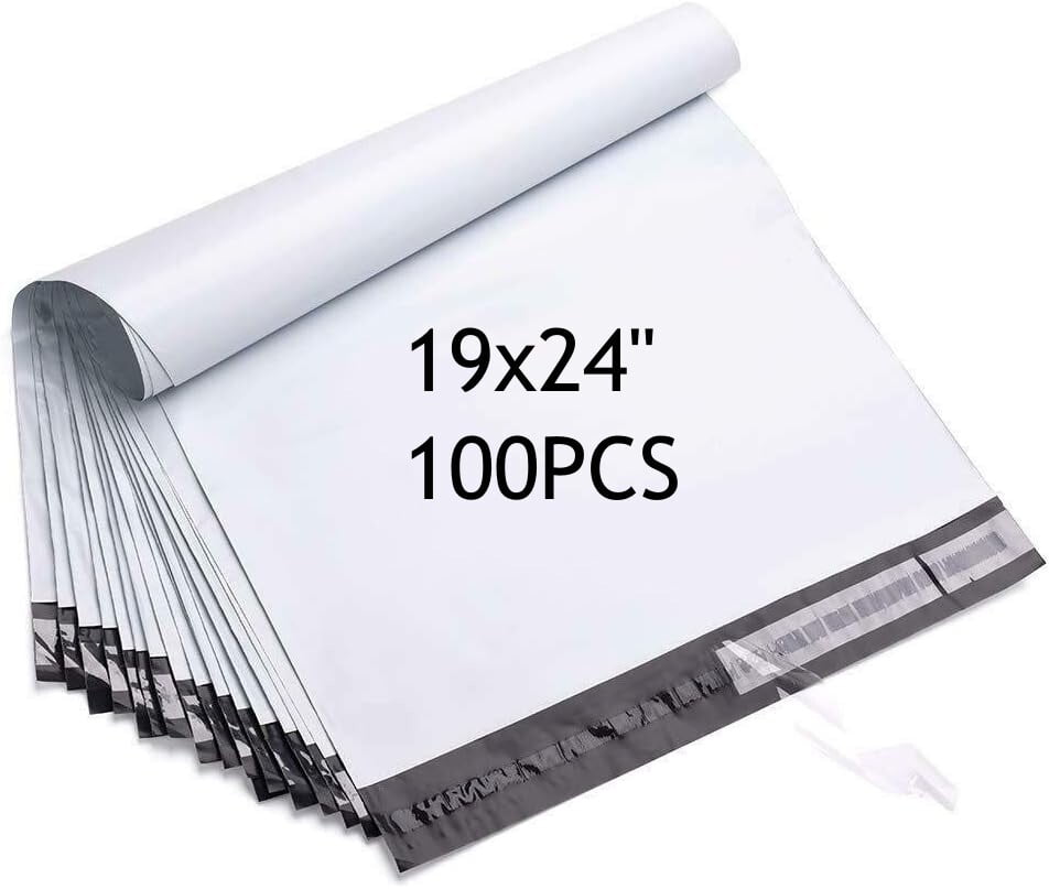 HTSQYL Poly Mailers 19x24 100 Pcs Large Shipping Bags for Clothing ...