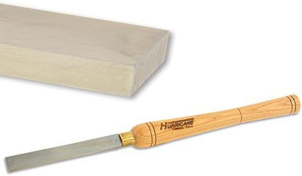 HTT-107, High Speed Steel, 3/4" Square Nose Scraper for Woodturning ...