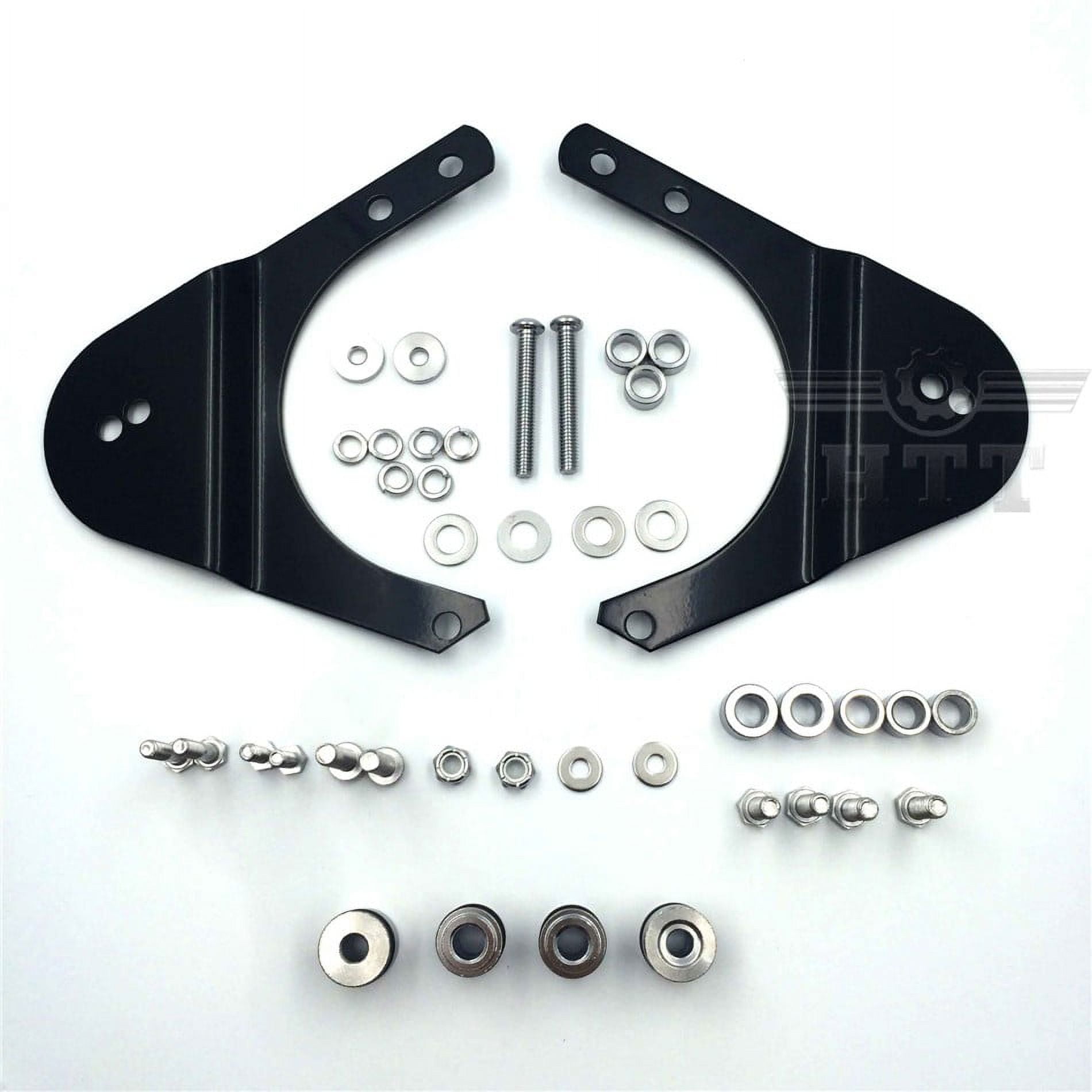 HTT Black Docking Hardware Kit For 1997-2008 Harley Davidson Touring ...