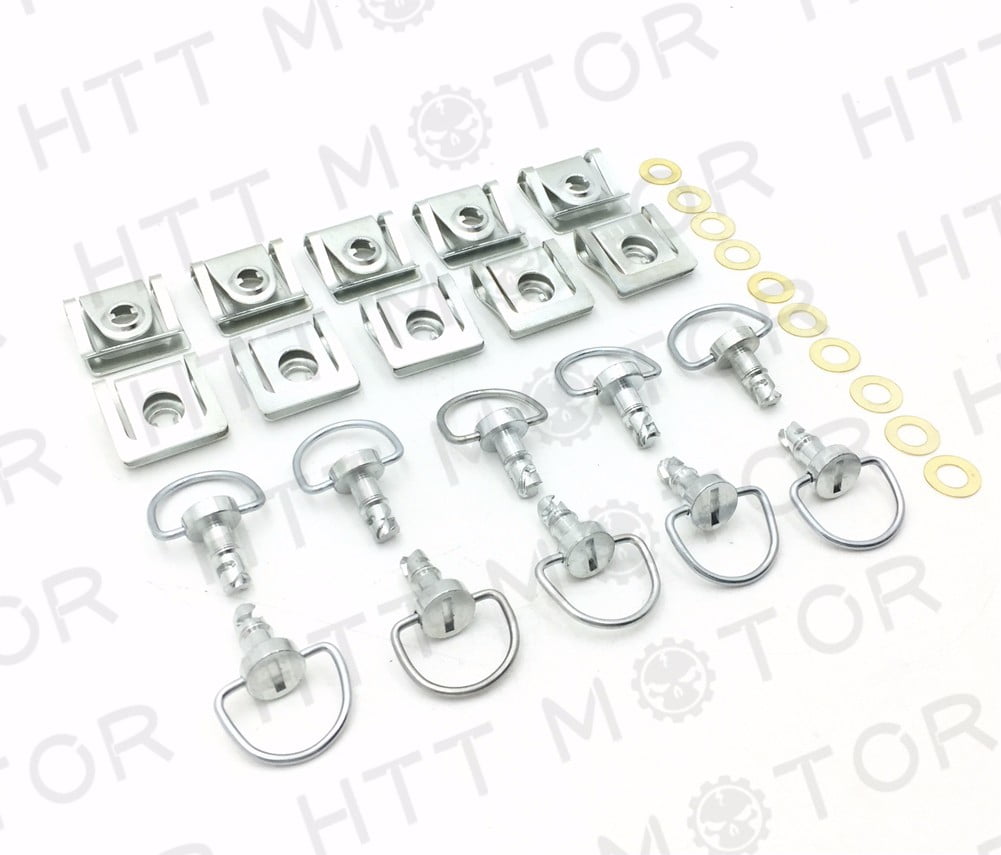 HTT- DZUS Quarter Turn Quick Release Fairing Fasteners 15mm D Ring ...