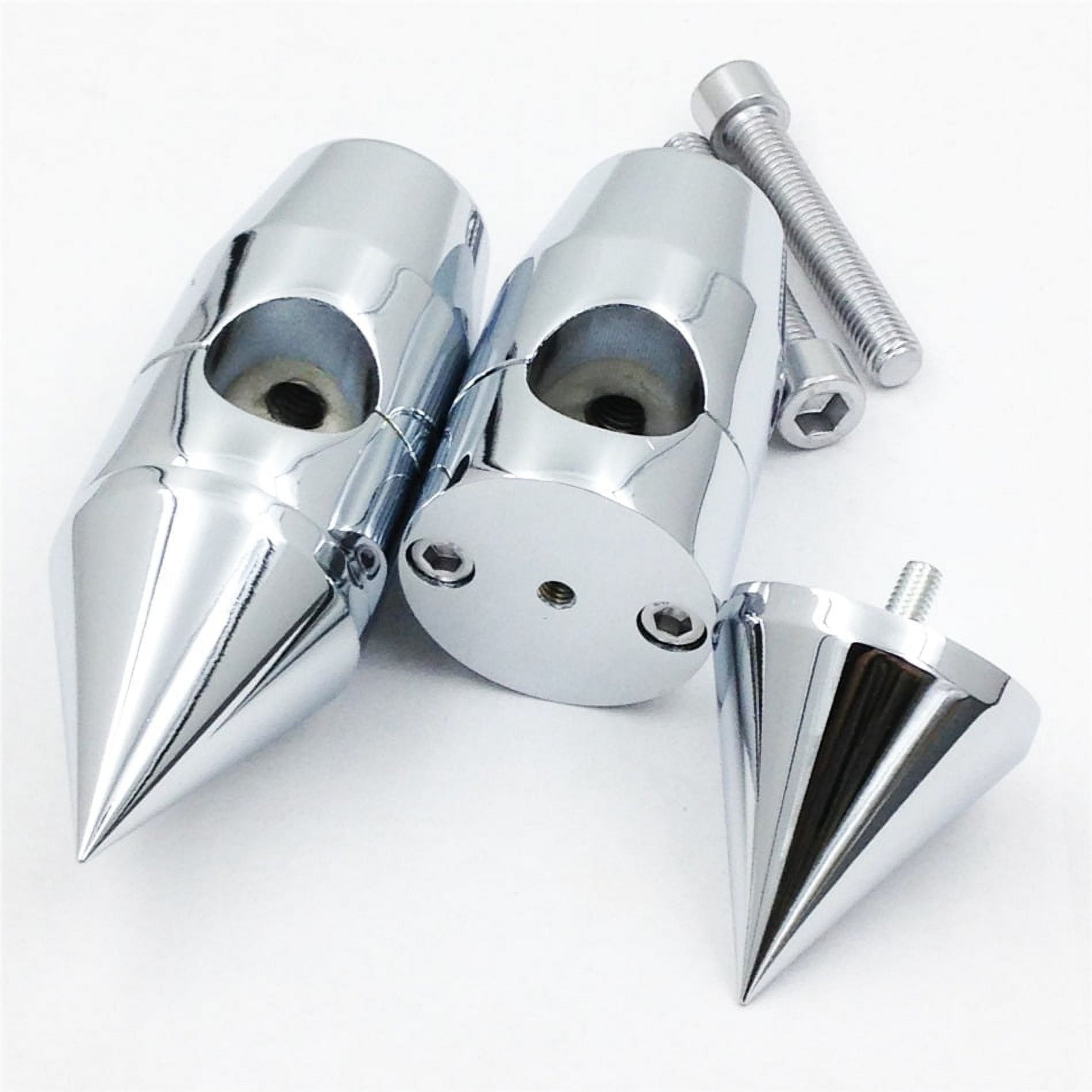 HTT-MOTOR 1'' inch Spike Handlebar Risers for Harley Cruisers Choppers ...