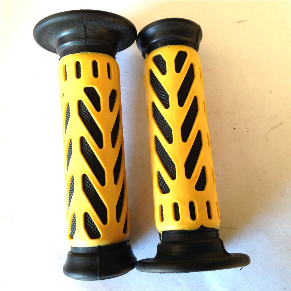 HTT-MOTOR ATV WATERCRAFT Web Gel Style H Grips YELLOW ATV QUAD YAMAHA ...