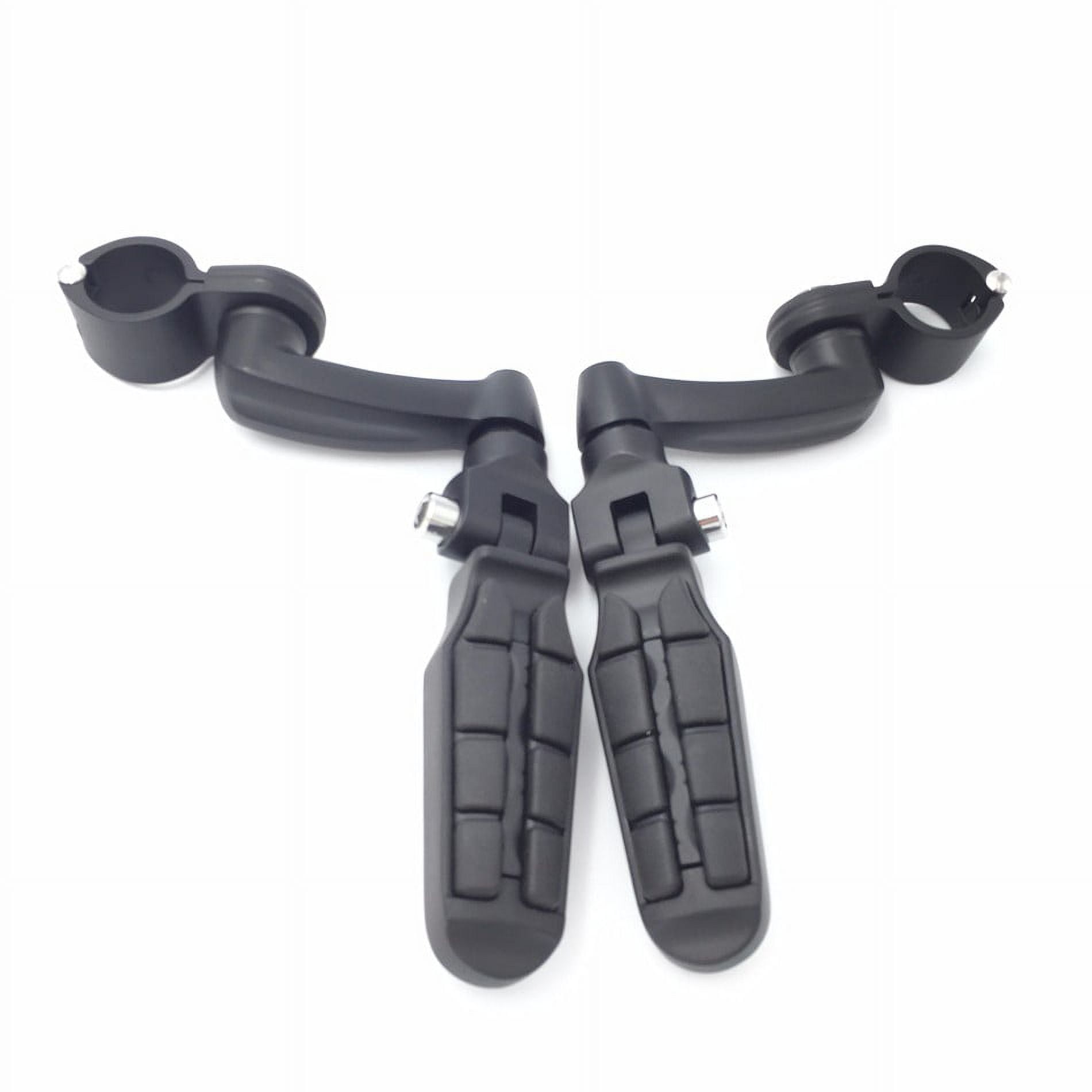 HTT-MOTOR Black Adjustable Highway Peg Mounting Kit with Footpeg Foot ...