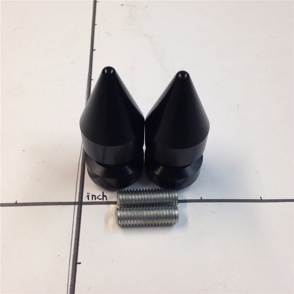HTT-MOTOR Black Spike Swingarm Spools No logo 8mm Thread For Honda ...