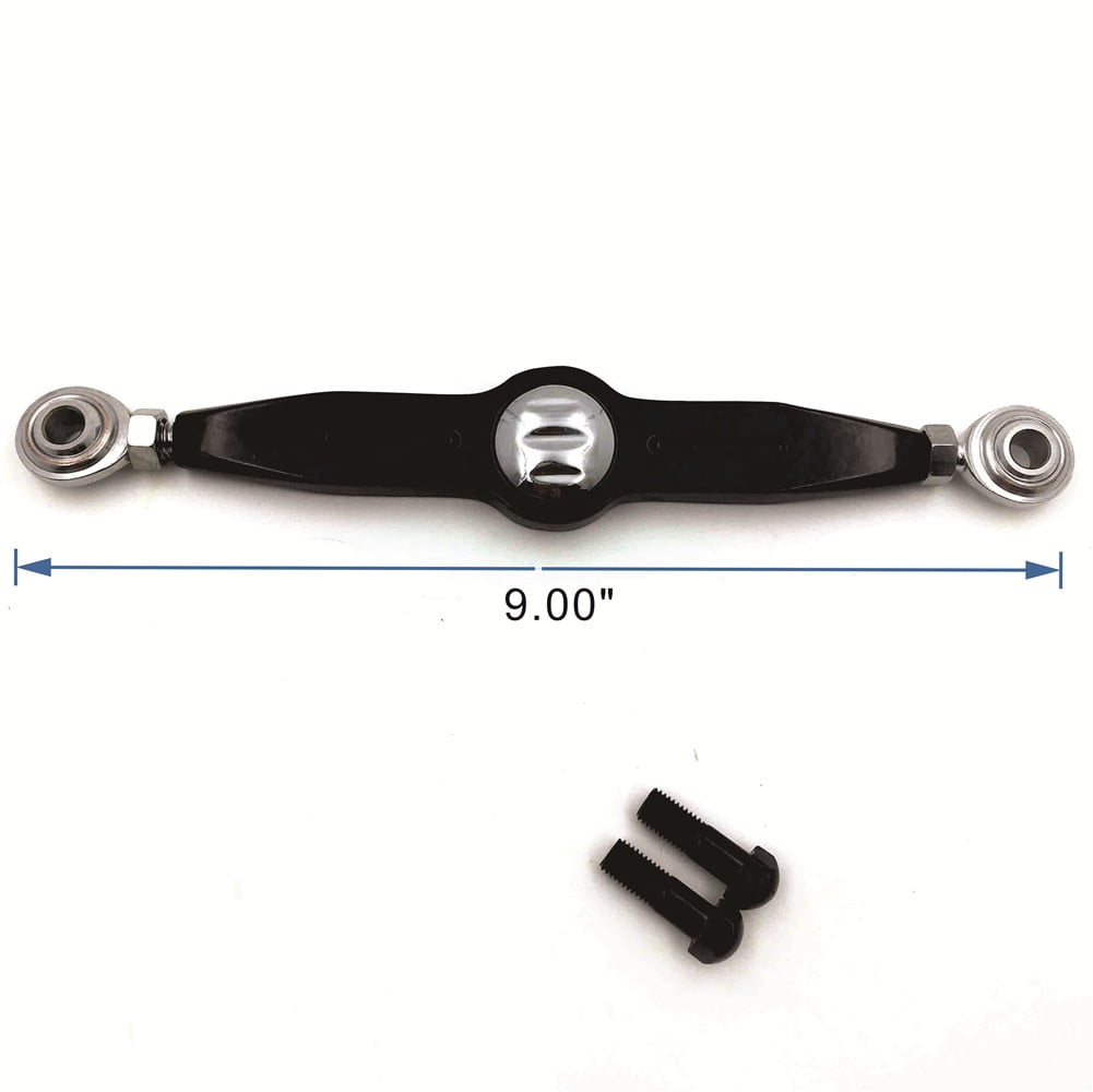 HTT-MOTOR Black w/ Chrome Groove Short Gear Shift Linkage For Harley ...