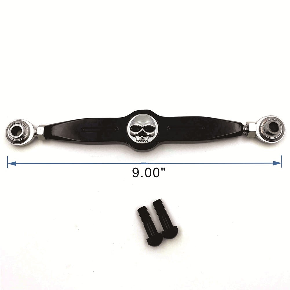 HTT-MOTOR Black w/ Chrome Skull Short Gear Shift Linkage For Harley ...