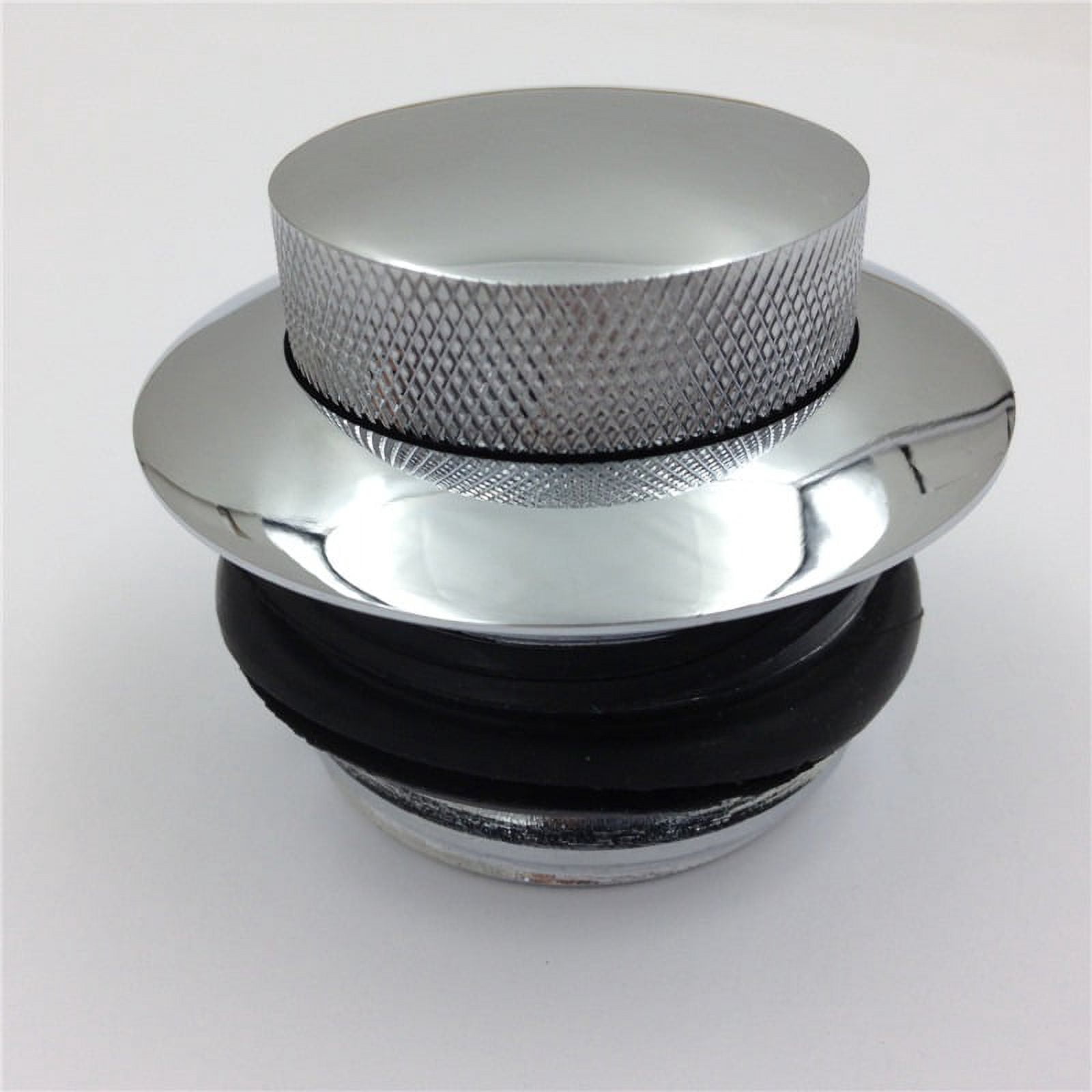 HTT-MOTOR Chrome Pop Up Gas Cap Vented Fuel Tank Cap REGULAR THREAD For ...