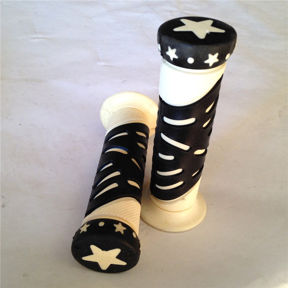 HTT-MOTOR Sport Bike Dirt Bike Motorcycle Star Gel Style H Grips WHITE ...