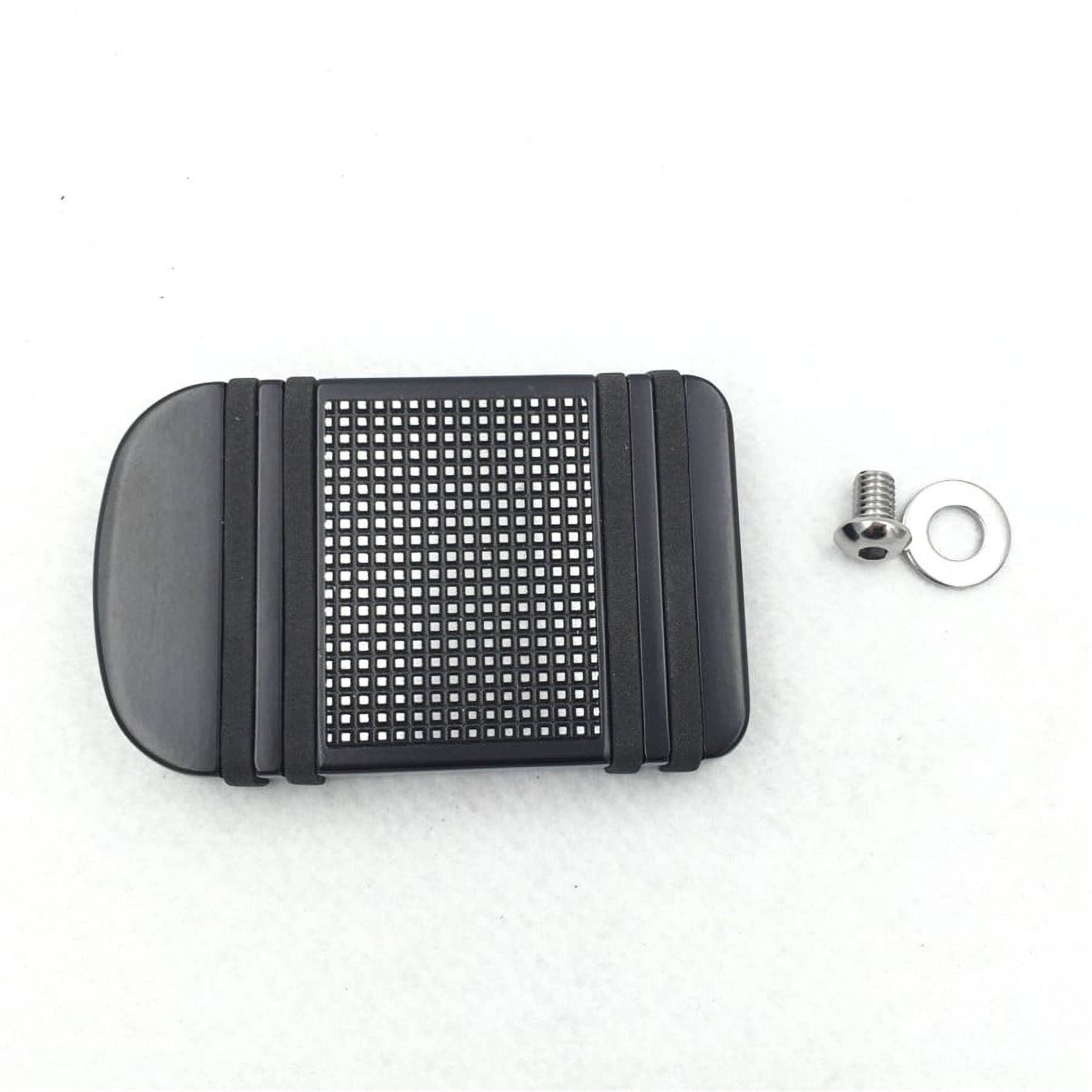 HTT Motorcycle Black Aluminum Edge Cut Brake Pedal Pad Cover For Harley ...