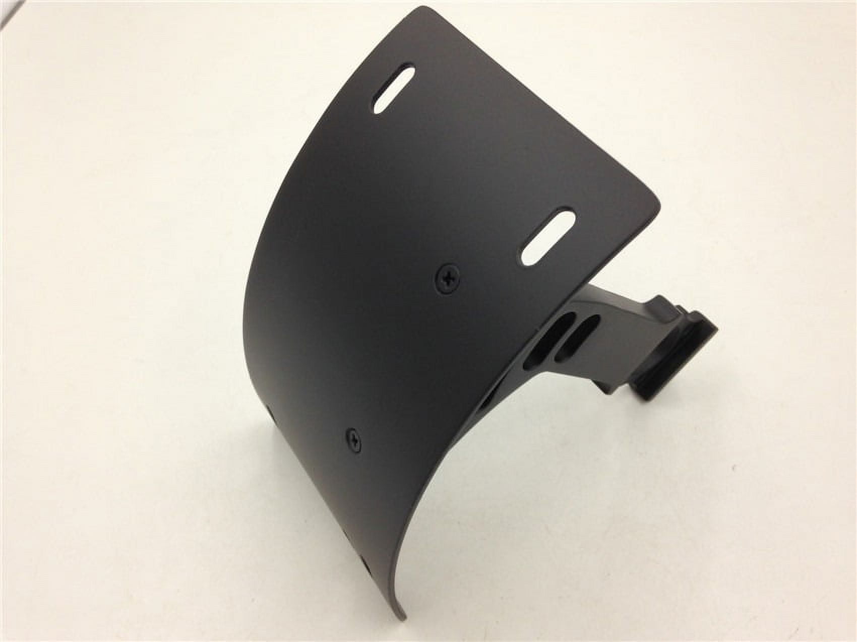 HTT Motorcycle Black Vertical Curved Mount License Plate Bracket Tag ...