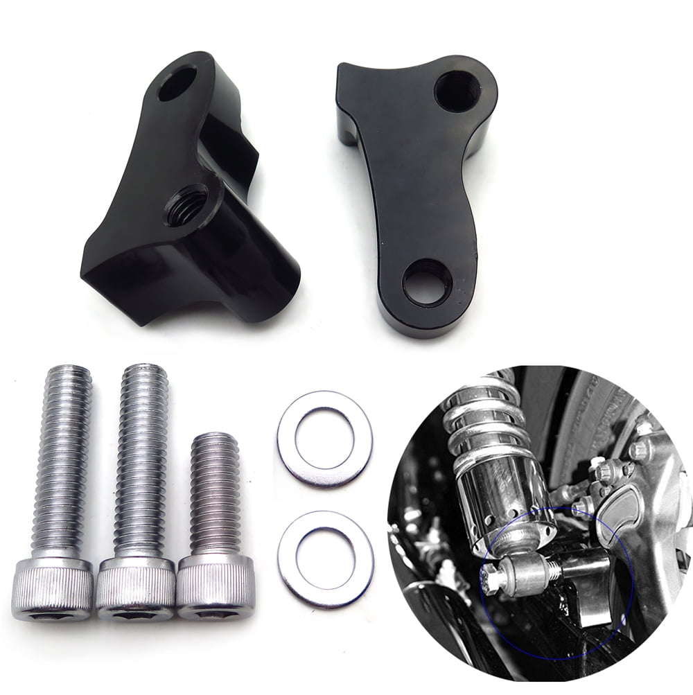 HTTMT- 1.75" Black Aluminum Lowering Kit Compatible With 2008-2016 ...