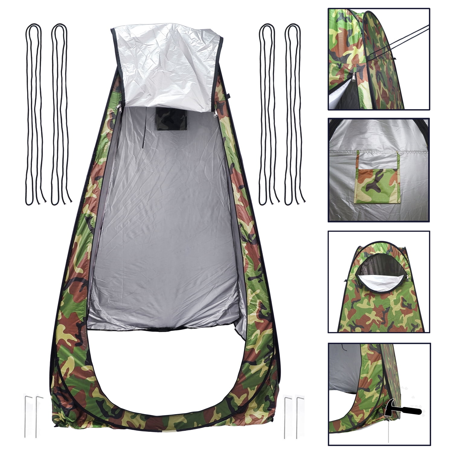 HTTMT- Pop Up Instant Tent Rain Shelter Privacy Tent Shower Toilet ...