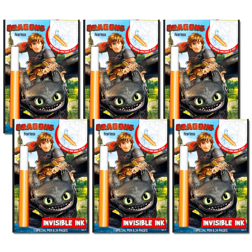 HTTYD Ultimate Party Favors Packs -- 6 Imagine Ink Sets with Stickers ...