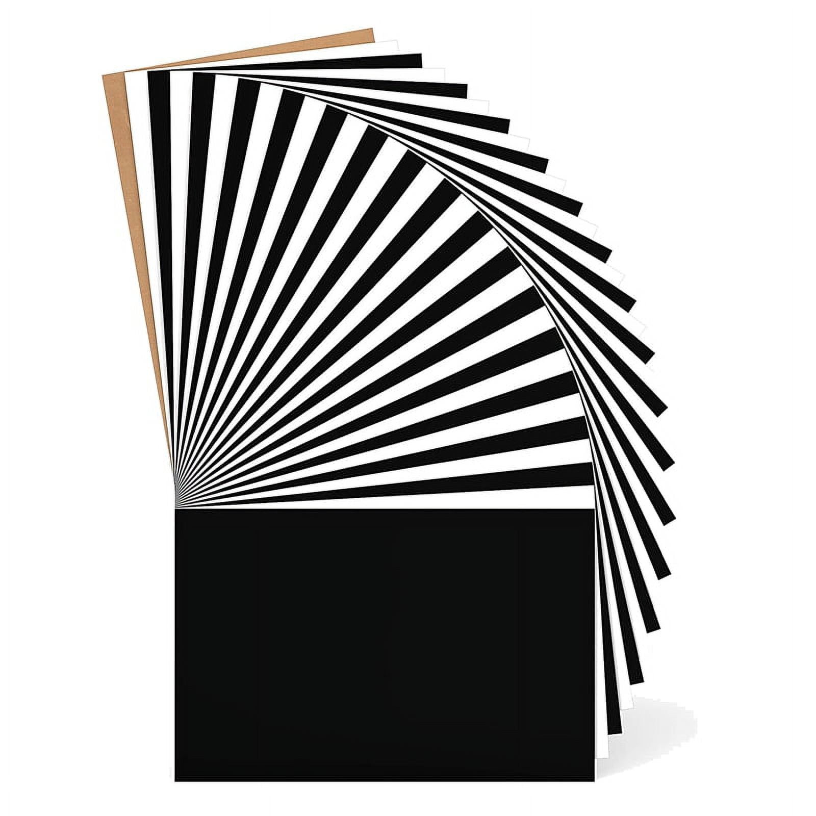 HTV Heat Transfer Vinyl Bundle: 33 Pack 12x10Inch White and Black Heat ...