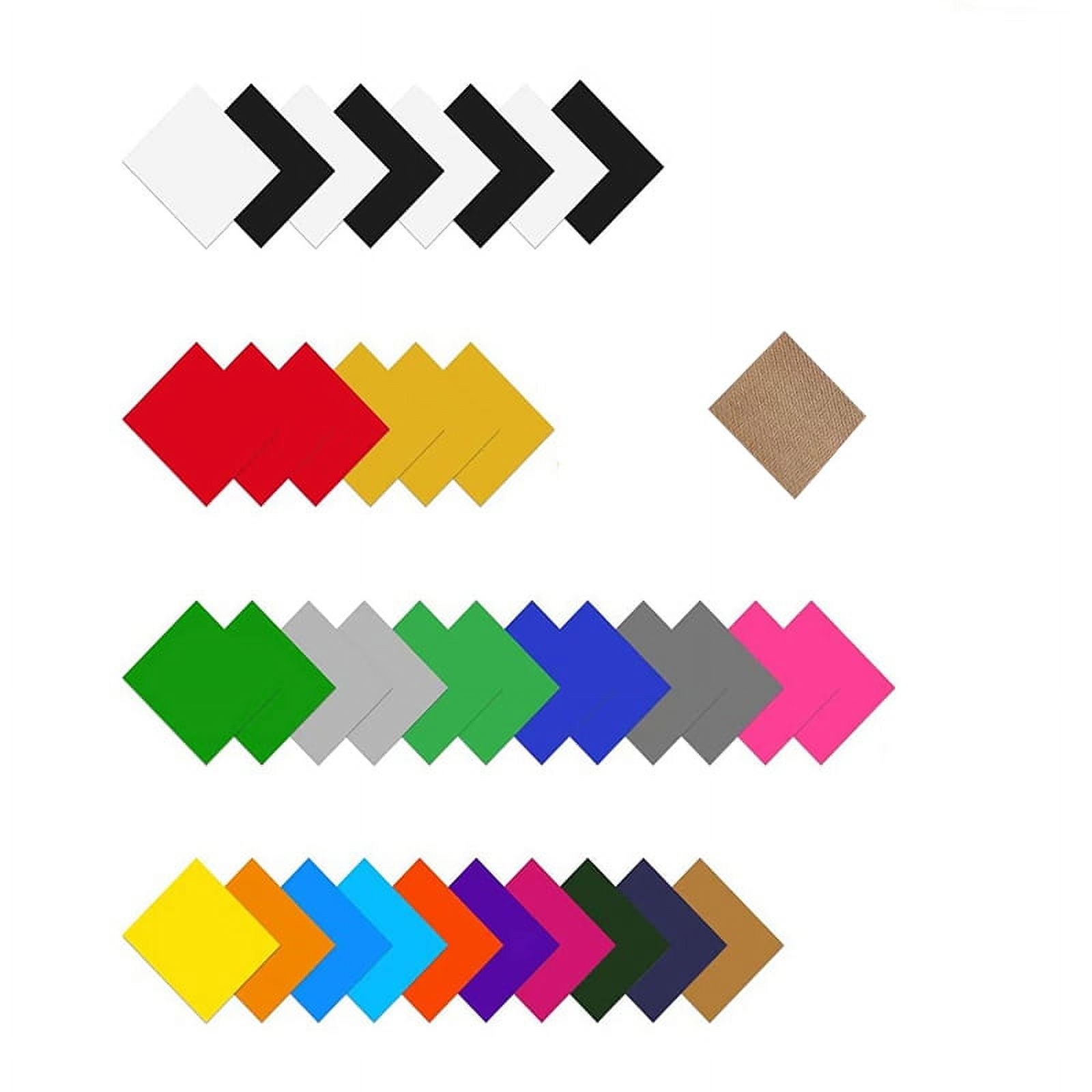 HTV Heat Transfer Vinyl Bundle 36Pc 12 X 10In HTV Vinyl Sheets,Iron on ...