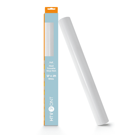 HTVRONT Heat Transfe Puff Vinyl Roll- 12" x 2ft for T Shirts, 3D Puff ...
