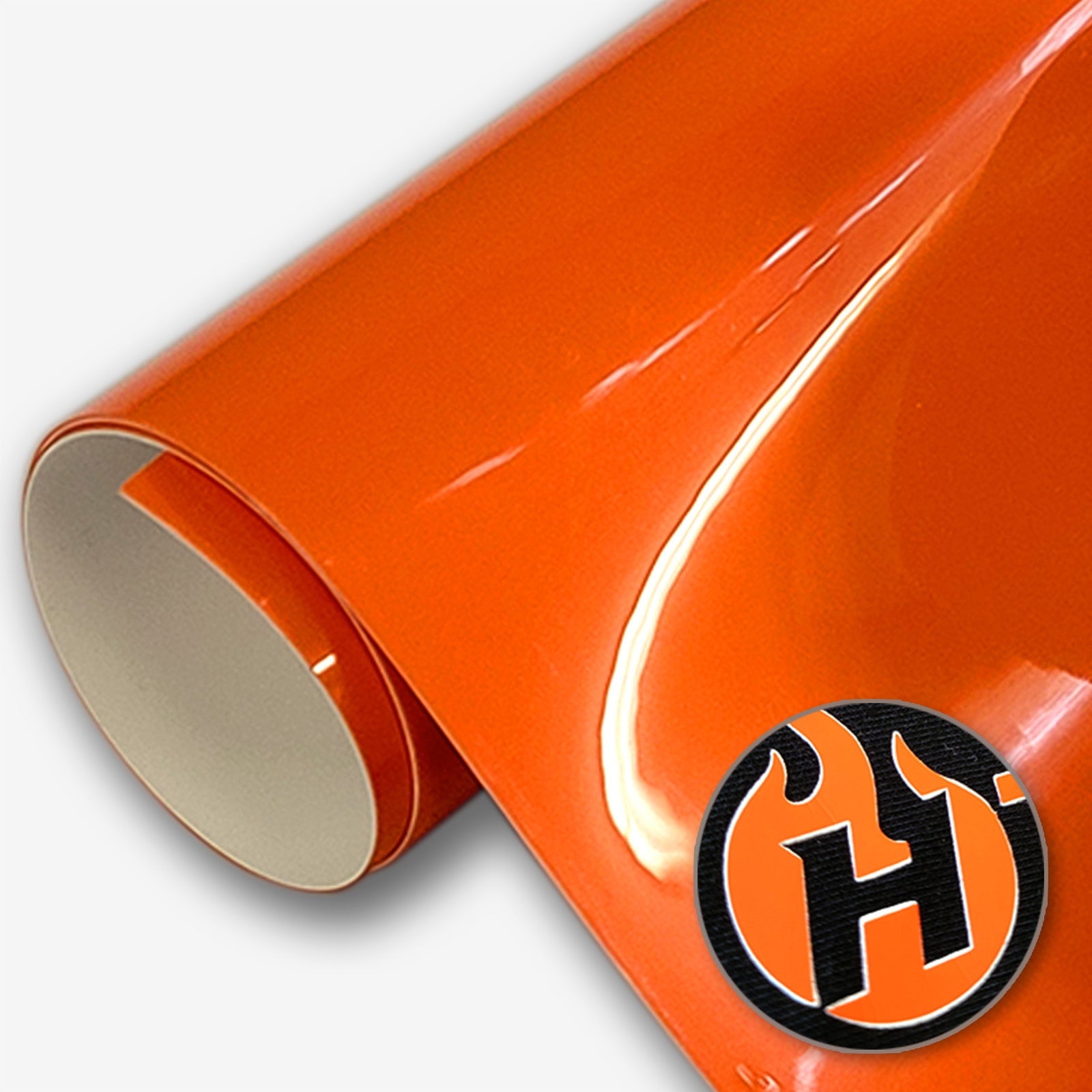 HTV4U BoldFlex Heat Transfer Vinyl (Orange with White, 20" x 12" Sheet ...