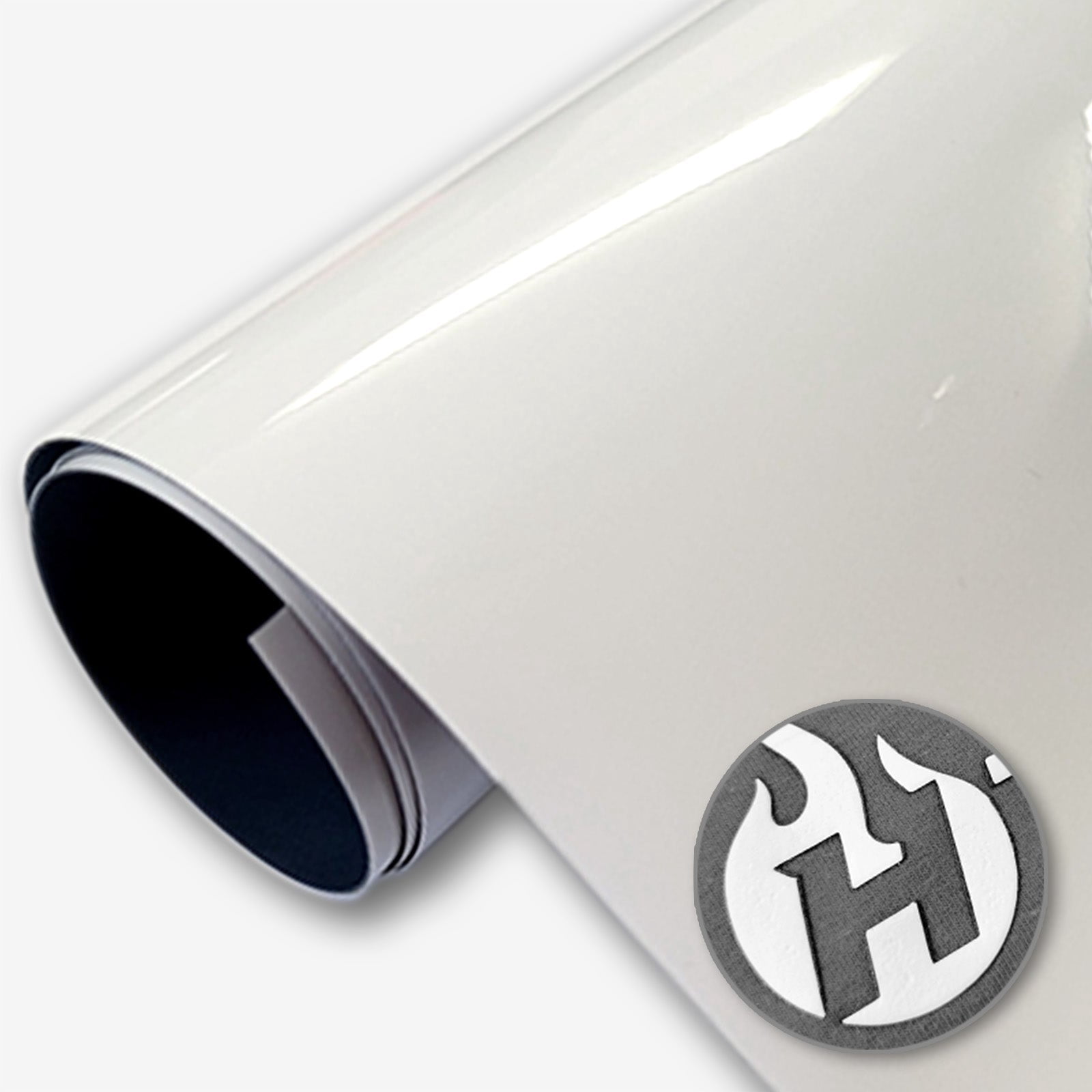 HTV4U BoldFlex Heat Transfer Vinyl (White with Black, 20" x 3 Yards ...