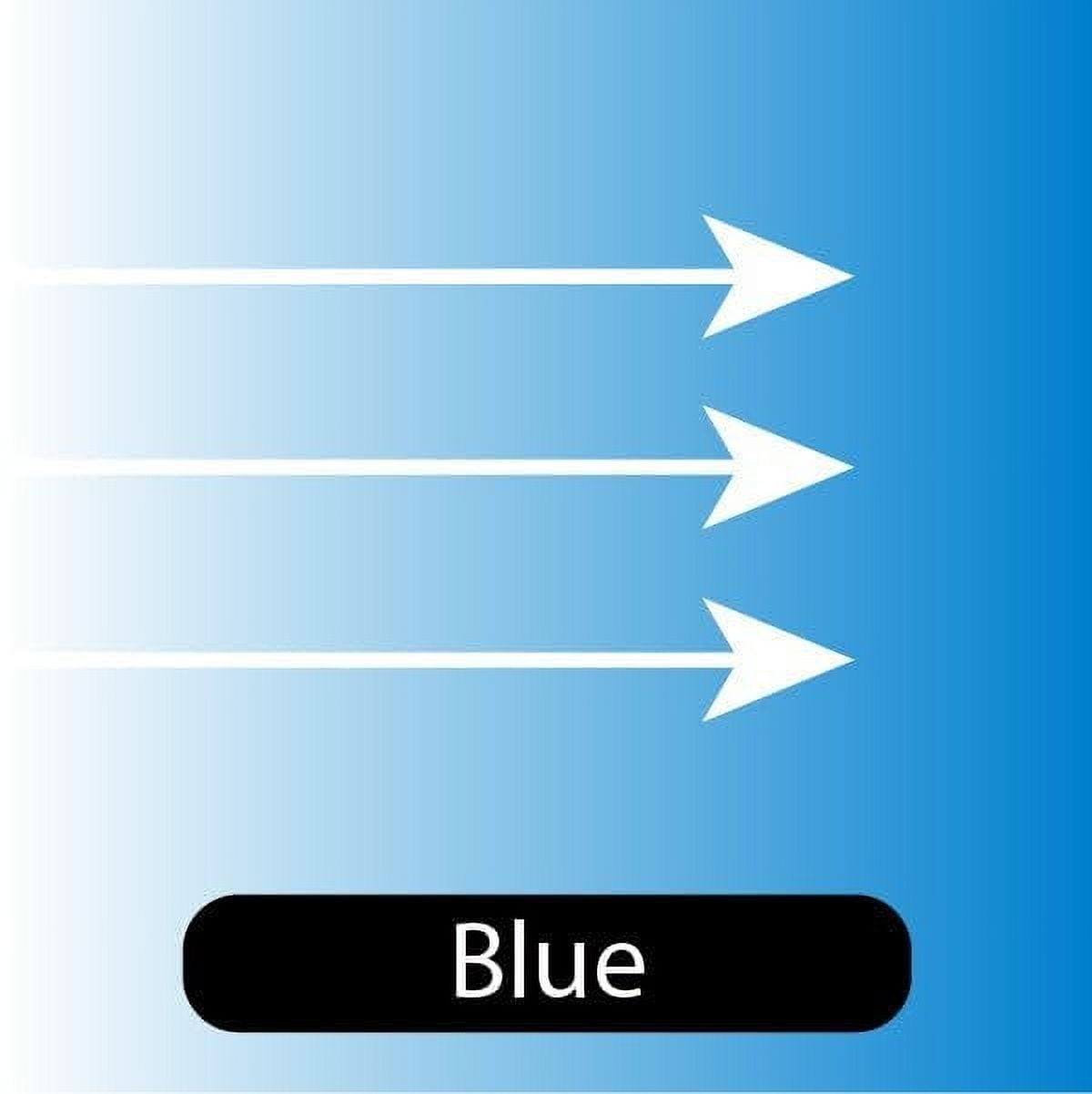 HTV4U Cold Color Changing Adhesive Vinyl Blue, 20" x 12" Sheet White ...