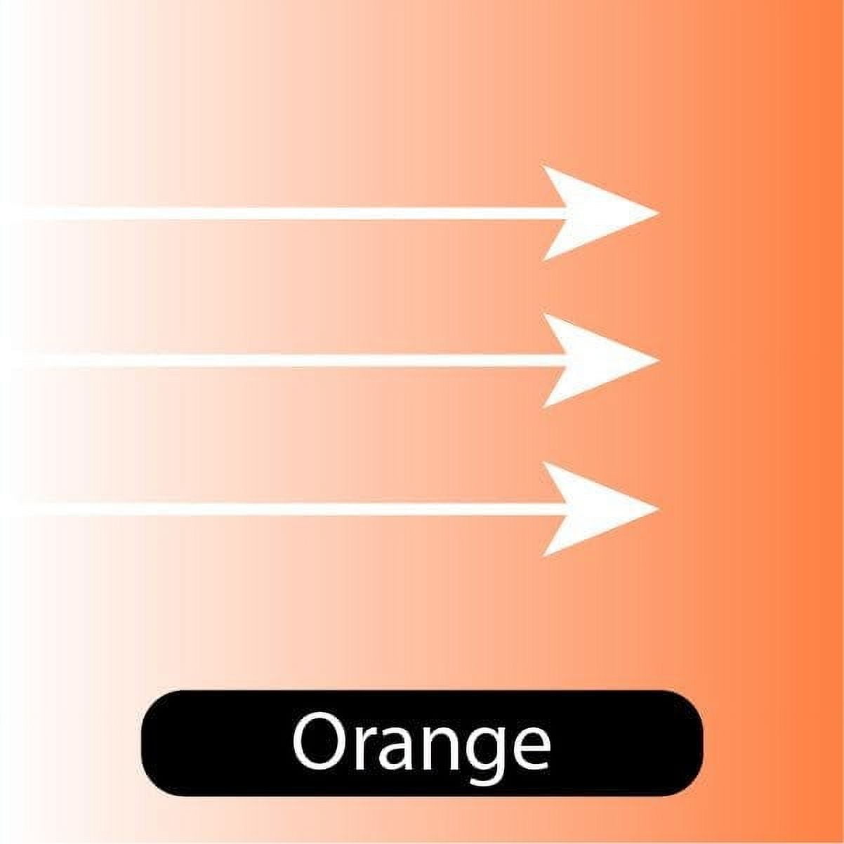 HTV4U Cold Color Changing Adhesive Vinyl Orange, 20" x 5 Yards - White ...