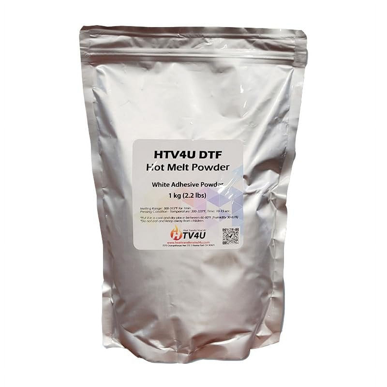 HTV4U DTF Hot Melt Powder x 1kg - Transfer Heat Press for T-Shirts ...
