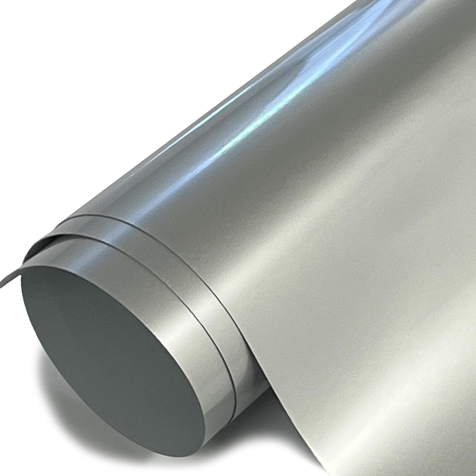 HTV4U Stretchable WeedFoil Heat Transfer Vinyl Matte Silver, 20" x 12 ...