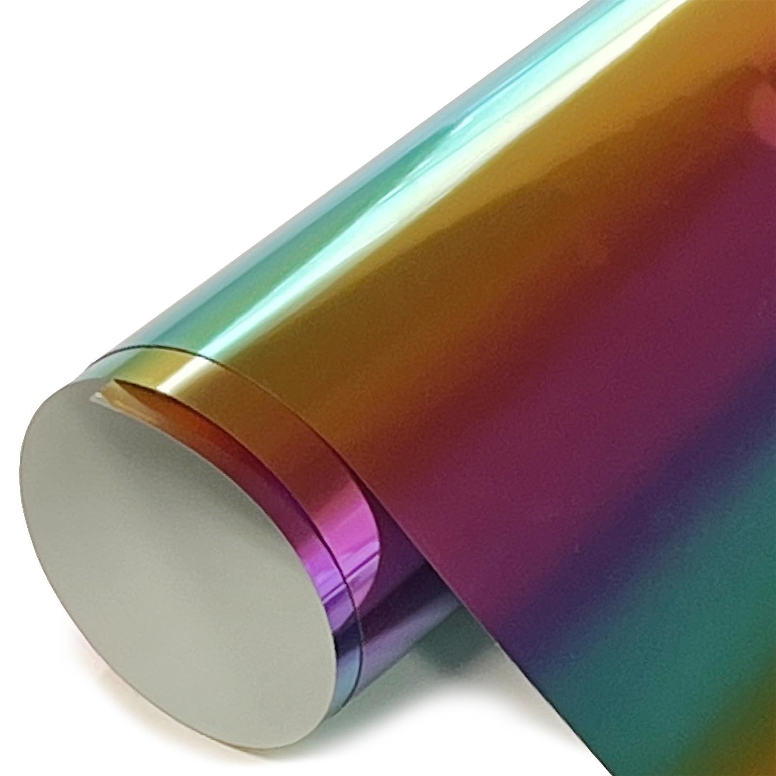 HTV4U Stretchable WeedFoil Heat Transfer Vinyl Multi Rainbow, 20" x 1 ...