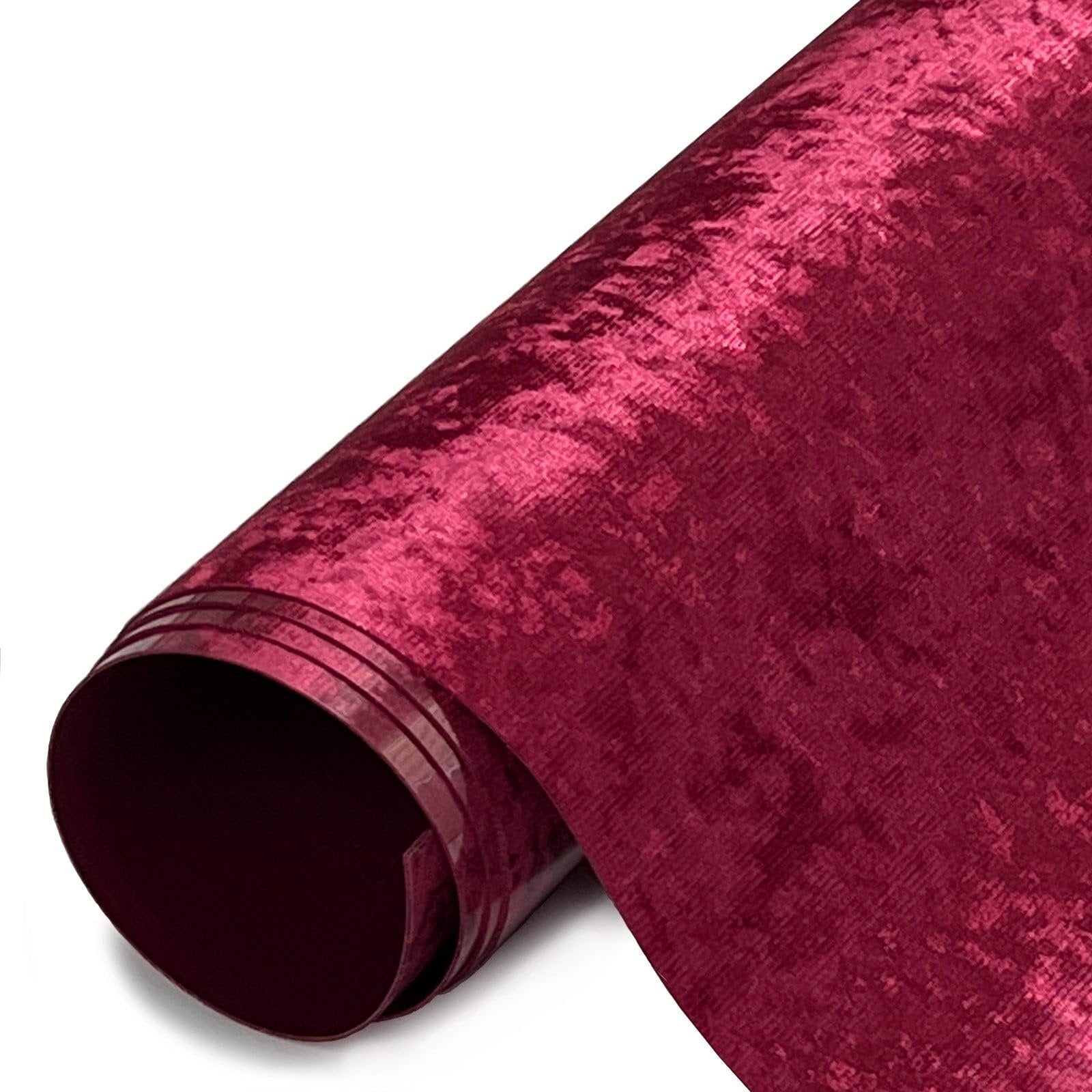 HTV4U Velvet Heat Transfer Vinyl Soft Suede Smooth Feel Wine, 19.25" x ...