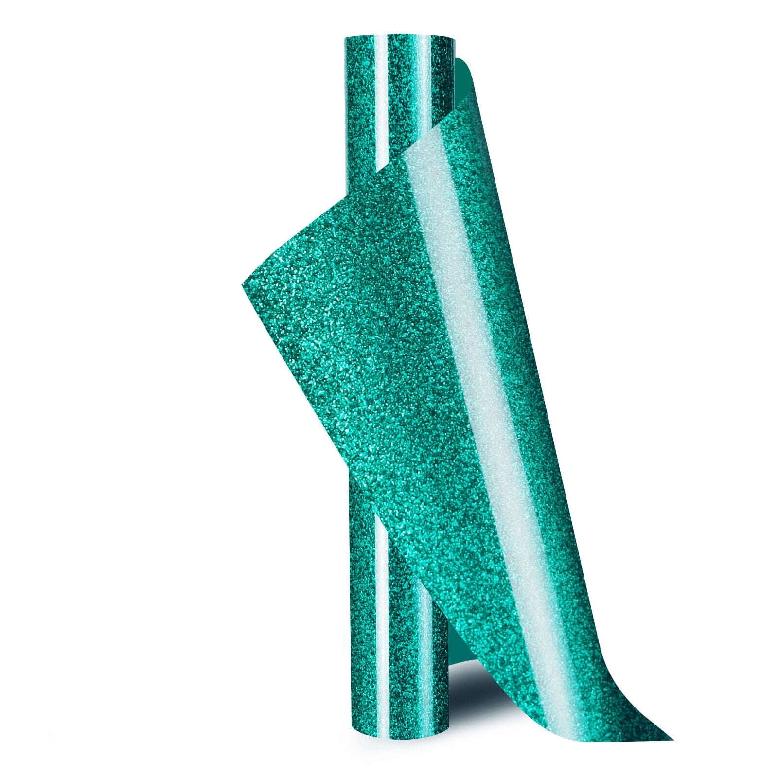 HTVRONT 10" x 8FT Glitter Dark Green Heat Transfer Vinyl Iron on T ...