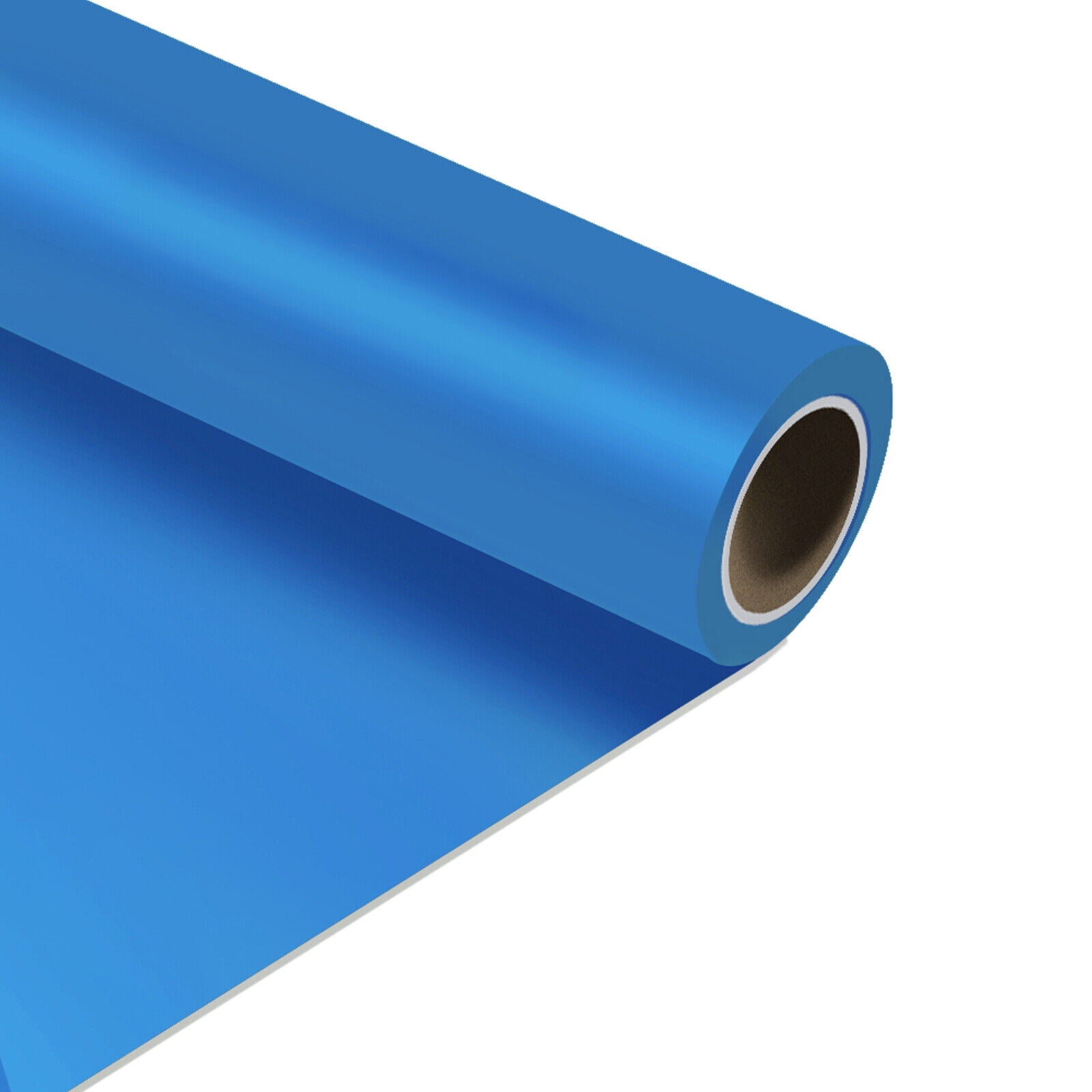 HTVRONT 12" x 30FT Heat Transfer Vinyl Lake Blue HTV Rolls For T-Shirts ...