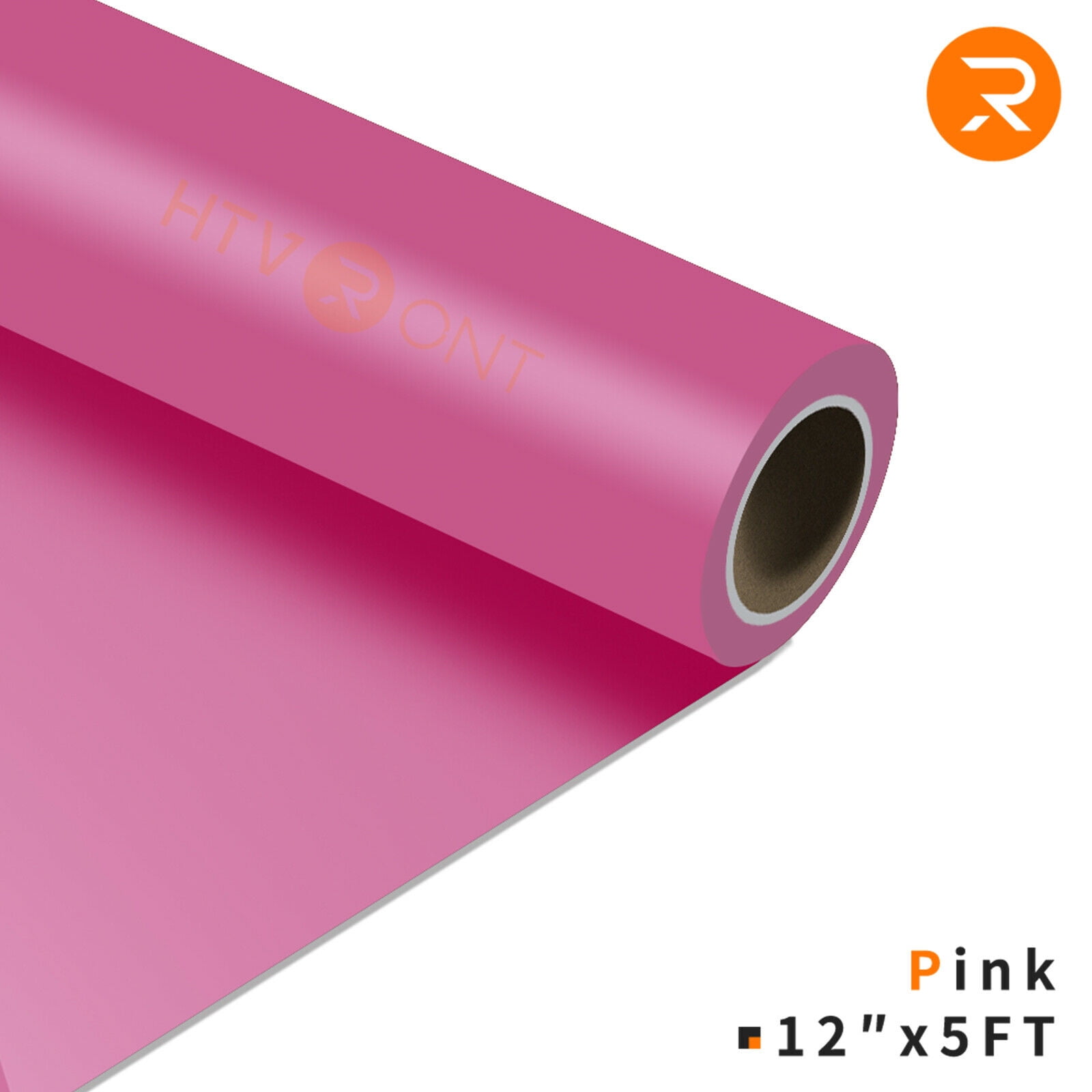 HTVRONT 12" x 5ft Heat Transfer Vinyl Pink HTV Rolls for T-Shirts ...